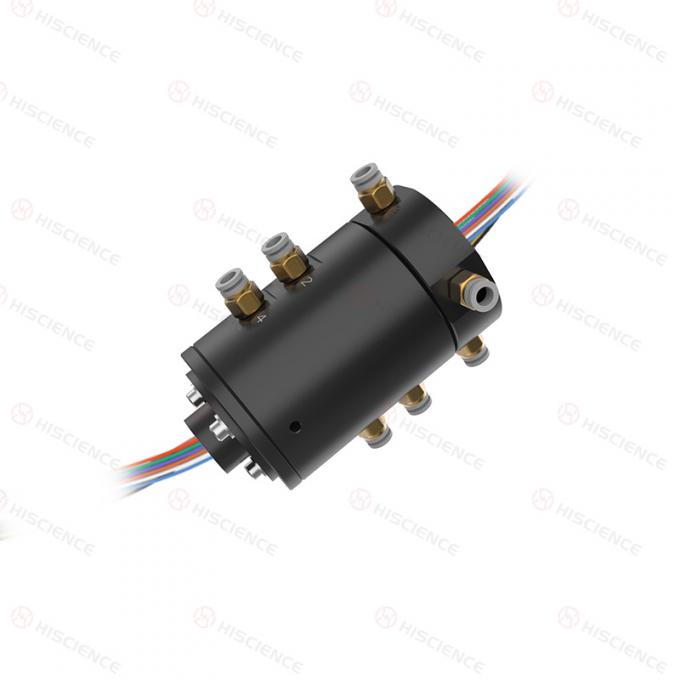 4 Passages Electrical Rotary Unions 12 Circuits 2A Low Maintenance