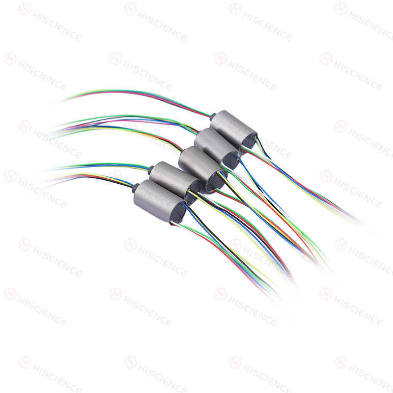 Durable 12 Circuits Wire Slip Ring Capsule For Antenna System
