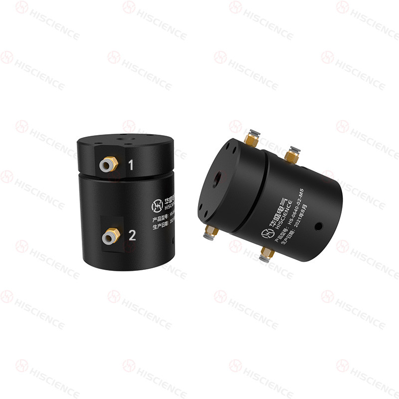 Dual Circuit Pneumatic Rotary Joints Grinding Equipment Slip Ring ...