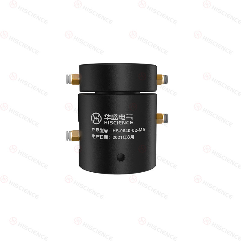 Low Friction Pneumatic Rotary Joints 2 Circuits M5 Ports Rotary Union ...