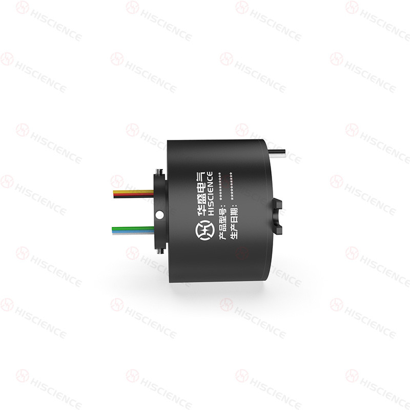 IP51 Through Bore Slip Rings 6 Circuits 8 Circuits Signal 1 Circuits ...