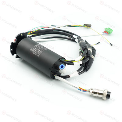 Hiscience -20℃~+80°C Electro-Pneumatic Slip Rings 360 Degree Rotary ...